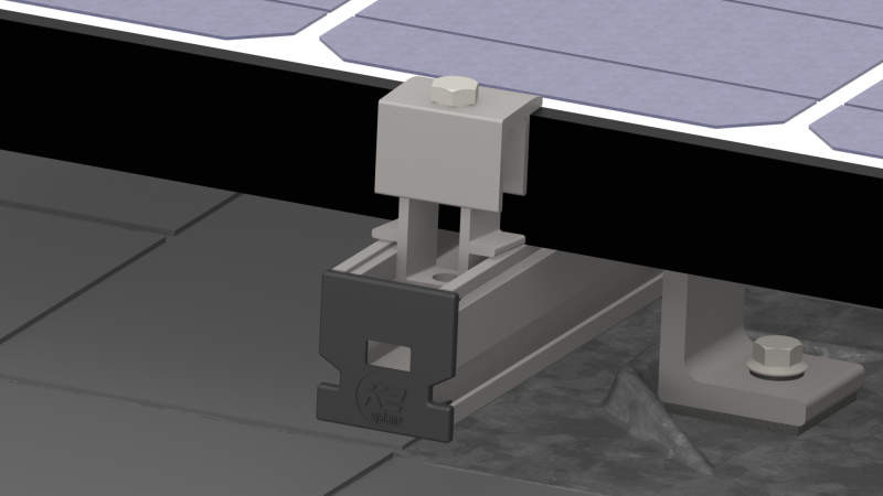 K2 End Clamp Set | Mill | 4000197