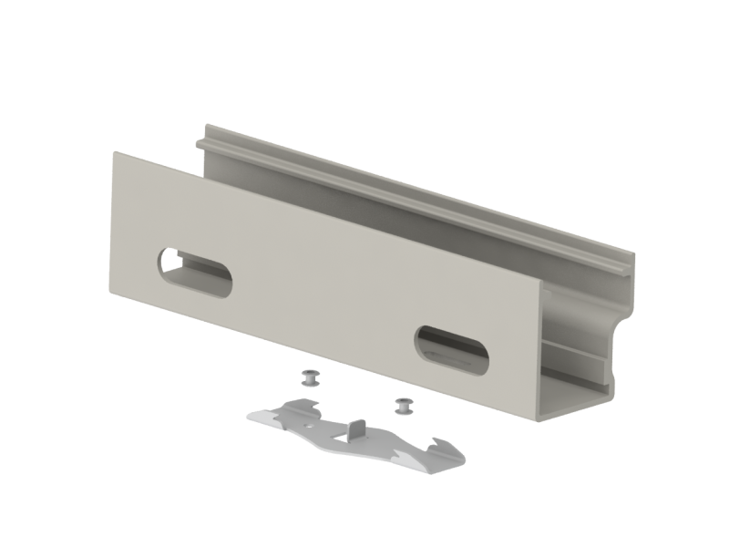 Tool-less Rail Connector 44-X, Set | Mill | 4000051-T